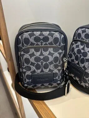 Coach | Bags | Nwt Coach Ceb27 Mens Racer Sling Pack Signature Canvas ...